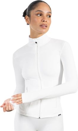 Smilodox Sportjacke Damen Kenna, Laufjacke mit Stehkragen, Sport Oberteil mit tailliertem Schnitt & Daumenl&ouml;chern, K&ouml;rperbetonte Sportjacke, Fitness Oberteil i