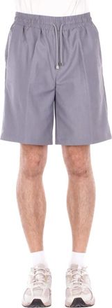 John Richmond Homme, Shorts, Gris, Taille: M Short &agrave; Taille Cordon de Serrage