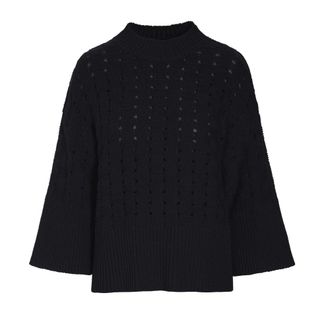 Bitte Kai Rand Femme, Pulls, Noir, Taille: 46 FR Tricot &agrave; col rond