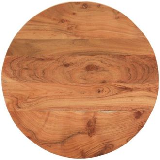 vidaXL Vidaxl - Dessus de table &Oslash;60x3,8 cm rond bois massif dacacia