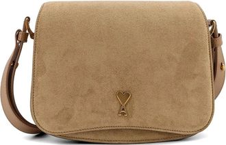 Ami Femme, Sacs, Brun, Taille: ONE Size Shoulder Bag