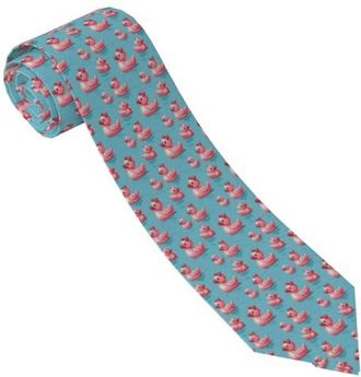 Generic Cravate Pour Hommes Joli Canard Roses Imprim&eacute; Confortable Men Tie Fine Cravate DAffaires Pour Affaires Mariage C&eacute;l&eacute;brations
