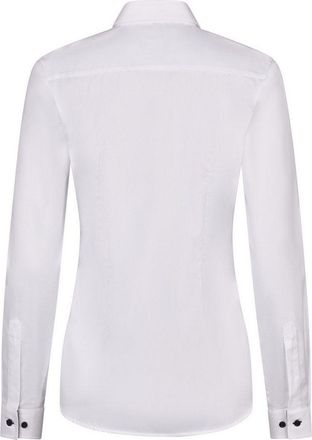 Daniel Hechter Klassische Bluse HECHTER Paris ESSENTIALS Damen Bluse Kent Modern-Fit Wei&szlig;
