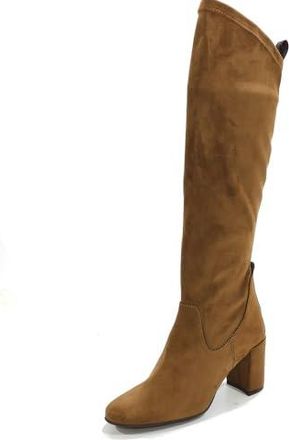 Pedro Miralles Bottines d&eacute;contract&eacute;es en lycra avec talon - 29598 pour femme, Tabac, 38 EU