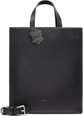 Liebeskind Liebeskind Berlin Sac en papier, moyen (HxLxP 34 cm x 29 cm x 15 cm), noir, dessus en cuir