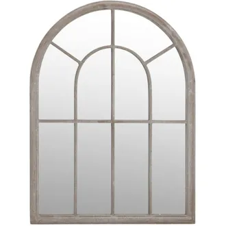 vidaXL vidaXL Spiegel Sandfarben 60x45 cm Eisen f&uuml;r den Innenbereich