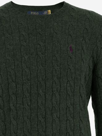 Polo Ralph Lauren Cable-Knit Wool and Cashmere Sweater - Green