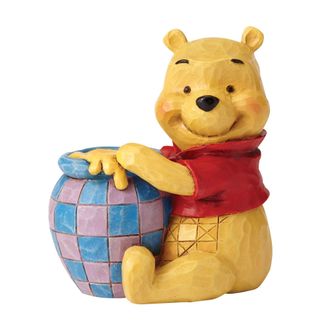 Enesco Disney Traditions Winnie The Pooh With Honey Pot Figurine, 6 x 5 x 7 cm