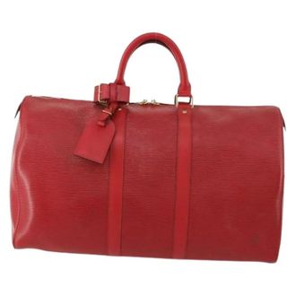 Louis Vuitton unisex, Pre-owned, Rouge, Taille: ONE Size Sac Keepall Pre-owned