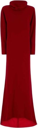 Valentino Garavani Robe Longue Cady Couture - Femme - Robes - Rouge - Taille: 36 FR