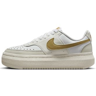 Nike Nike Low Top Schuhe W Court Vision Alta, White/Metallic Gold-Light Bone-Sail, DZ5394-100, 41 EU (9.5 US)
