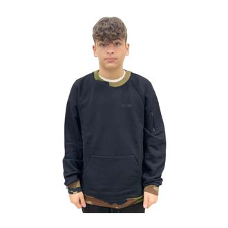 Moschino Stretch Fleece Jacke - - Sweatshirts & Hoodies - Herren - Schwarzk - XL