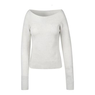 Jucca Femme, Pulls, Blanc, Taille: 40 FR Maglia collo Shiffer
