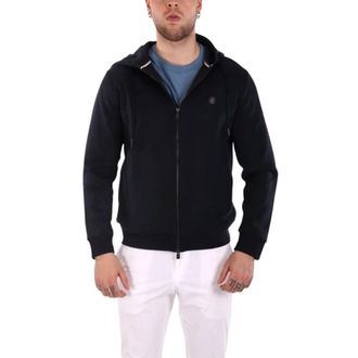 HUGO BOSS Homme, Sweatshirts et sweats &agrave; capuche, Bleu, Taille: M SweaT-shirt z fermetureure &eacute;clair