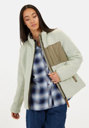 Camel Active Fleecejacke mit Stehkragen Langarm Stehkragen Markenlabel