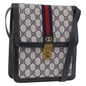 Gucci Pre-owned Sac bandouli&egrave;re vintage - Femme - Pre-owned - Bleu - Taille: ONE Size