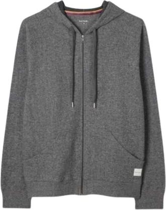 Paul Smith Homme, Sweatshirts et sweats &agrave; capuche, Gris, Taille: M Veste jogging pied de poule gris Paul Smith Homme M1A 500M W315 70