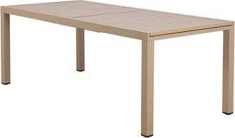 M&S Collection M&s - Table en alu extensible 200-300 cm coloris Creme