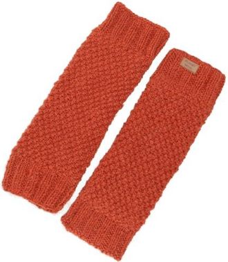 Guru Shop Jambières en laine avec motif perlé - En tricot au Népal - Pour homme/femme - Orange - Taille unique, Orange rouille., taille unique