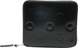 Comme Des Gar&ccedil;ons Homme, Accessoires, Noir, Taille: ONE Size Polka Dots Embossed Wallet
