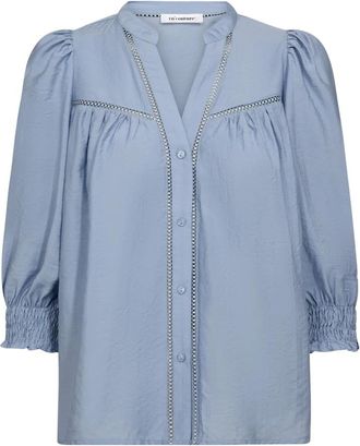 Co'Couture Femme, Blouses et Chemises, Bleu, Taille: 38 FR Chemises
