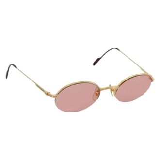 Cartier Lunettes de soleil doccasion - Femme - Pre-owned - Jaune - Taille: ONE Size
