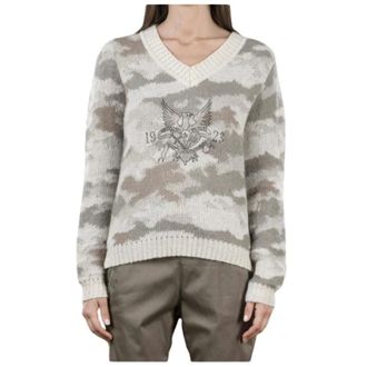 Aeronautica Femme, Pulls, Gris, Taille: 38 FR Hauts