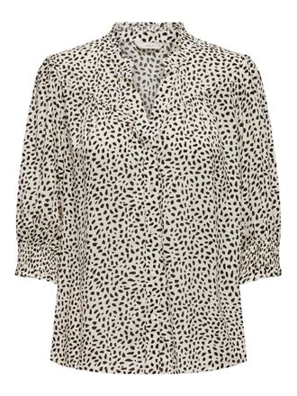 Only Damen Onlraya WVN Noos Feminines Shirt Mit Regular Fit Und 3/4 Ärmeln, Cloud Dancer, Small