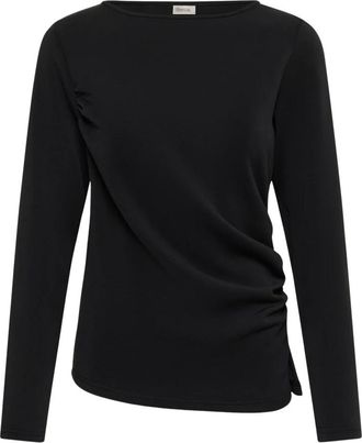 MY ESSENTIAL WARDROBE Haut &agrave; manches longues - Femme - Tops - Noir - Taille: 36 FR