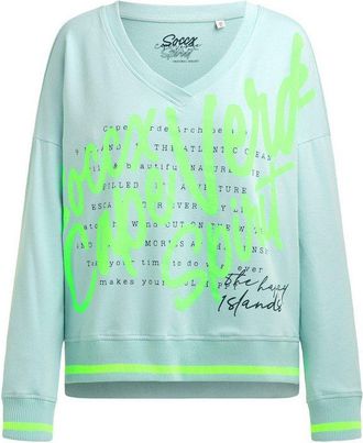 soccx Sweater mit Seitenschlitze