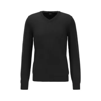 HUGO BOSS Homme, Pulls, Noir, Taille: S Maille V