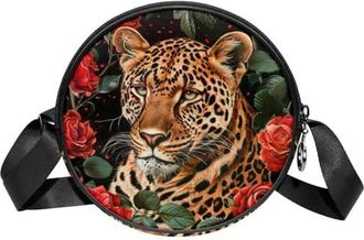 Generic Circle Petit sac &agrave; bandouli&egrave;re pour femme, sac &agrave; bandouli&egrave;re avec fermeture &eacute;clair, bretelles r&eacute;glables, style d&eacute;contract&eacute;, pour femmes et filles