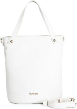 Cafènoir Sac Seau Grenat Avec Bandoulière Amovible, Pour Femme, Couleur Blanc, Taille Taille Unique