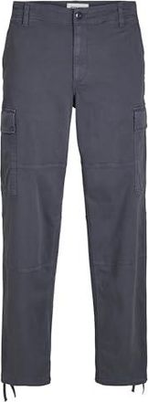 Jack & Jones Jpstkarl Jjharlow Cargo Noos Pantalon, Bleu foncé, 29W x 32L Homme