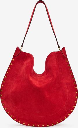 Isabel Marant Sac Oskan Hobo Soft - Femme - Rouge &Eacute;carlate - Isabel Marant