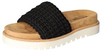 Mustang Jeans Femme 1461-704 Sandale cale, Noir, 43 EU