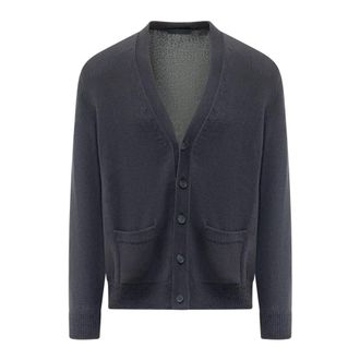 HUGO BOSS Cardigans - - Knitwear - Herren - Blau - L