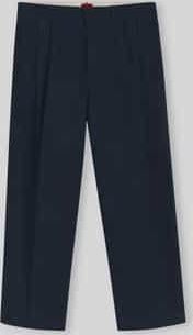 HUGO BOSS Baggy Fit Weite Hose aus reiner Baumwolle Modell HUGO 249