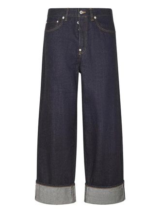 Kenzo turn-up jeans - Bleu