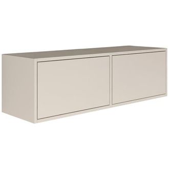 Selsey TV Lowboard - Kaschmir Farbe Moderne Fernseher Kommode 100 x 30 x 30 cm (BxTxH) TV Unterschrank f&uuml;r Wohnzimmer Schrank mit Klappen Push to Open Lowboa