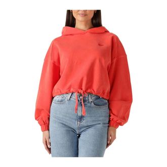 Tommy Jeans Damen, Sweatshirts & Hoodies, Rot, XLGr&ouml;&szlig;e