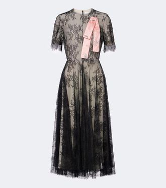 Erdem Verziertes Midikleid aus Spitze