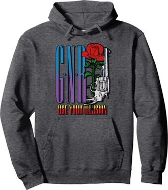 Guns n' Roses Illusions Kapuzensweatshirt mit Pistolenmotiv Pullover Hoodie