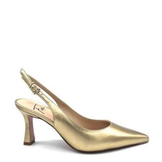 Roberto Festa Milano Gold Laminate Slingback Pumps - - Shoes - Damen - Gelb - 37 EU