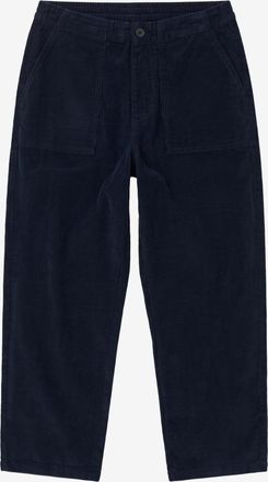 Knowledge Cotton Apparel Damen vegan Hose Bloom Barrel Aus Cord Nachthimmelblau
