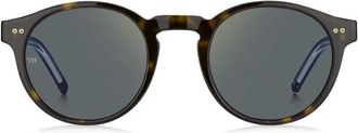 Tommy Hilfiger Homme, Accessoires, Multicolore, Taille: 50 MM Round Lunettes de soleil