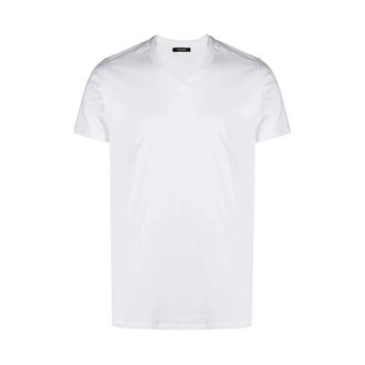 Tom Ford T-Shirt mit V-Ausschnitt und kurzen &Auml;rmeln - - Tops - Herren - Wei&szlig; - M