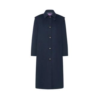 Max Mara Einknopfmantel - - Coats - Damen - Blau - M