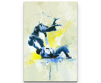 Paul Sinus Art Judo III 90x60cm auf Leinwand gespannt fertig zum aufhängen