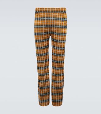 Wales Bonner Pantalon de surv&ecirc;tement Samuel &agrave; carreaux